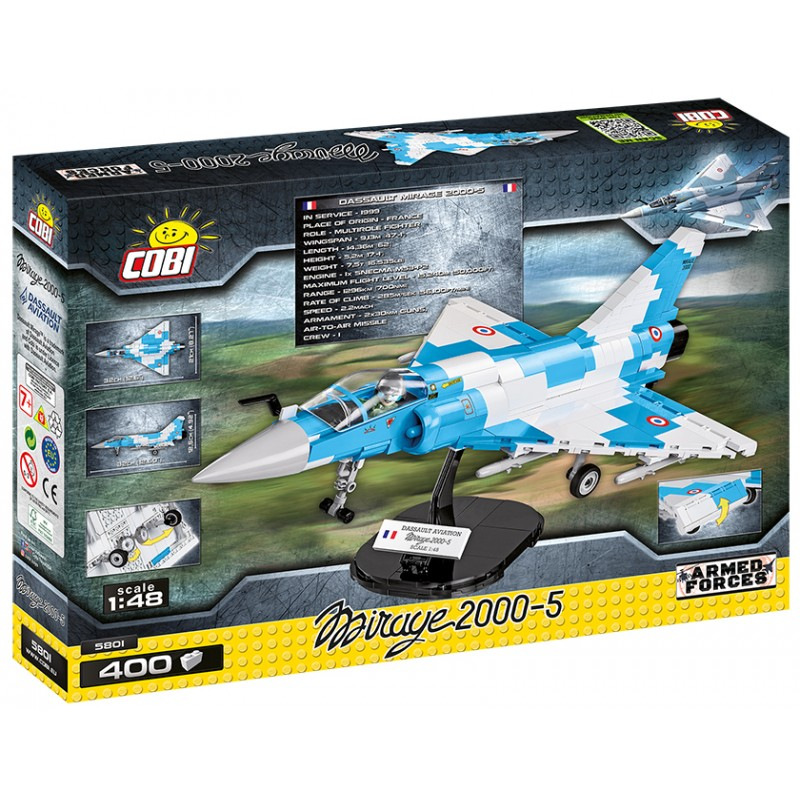 Cobi Stavebnice Armed Forces Mirage 2000, 400 k - toysshop.cz