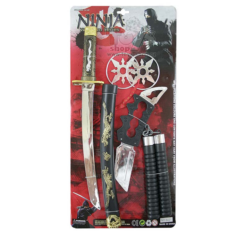 Rappa Ninja set - zbraně