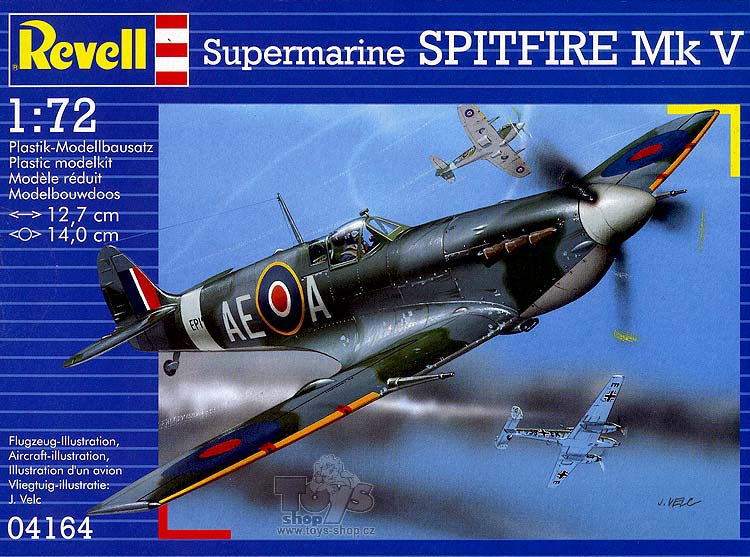 Revell Plastic ModelKit lietadlo 04164 - Spitfire Mk.V (1:72)
