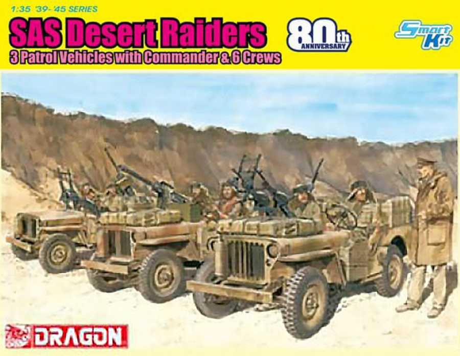 Dragon Model Kit military 6931 - SAS 4X4 Truck Unit w/Commander and ...