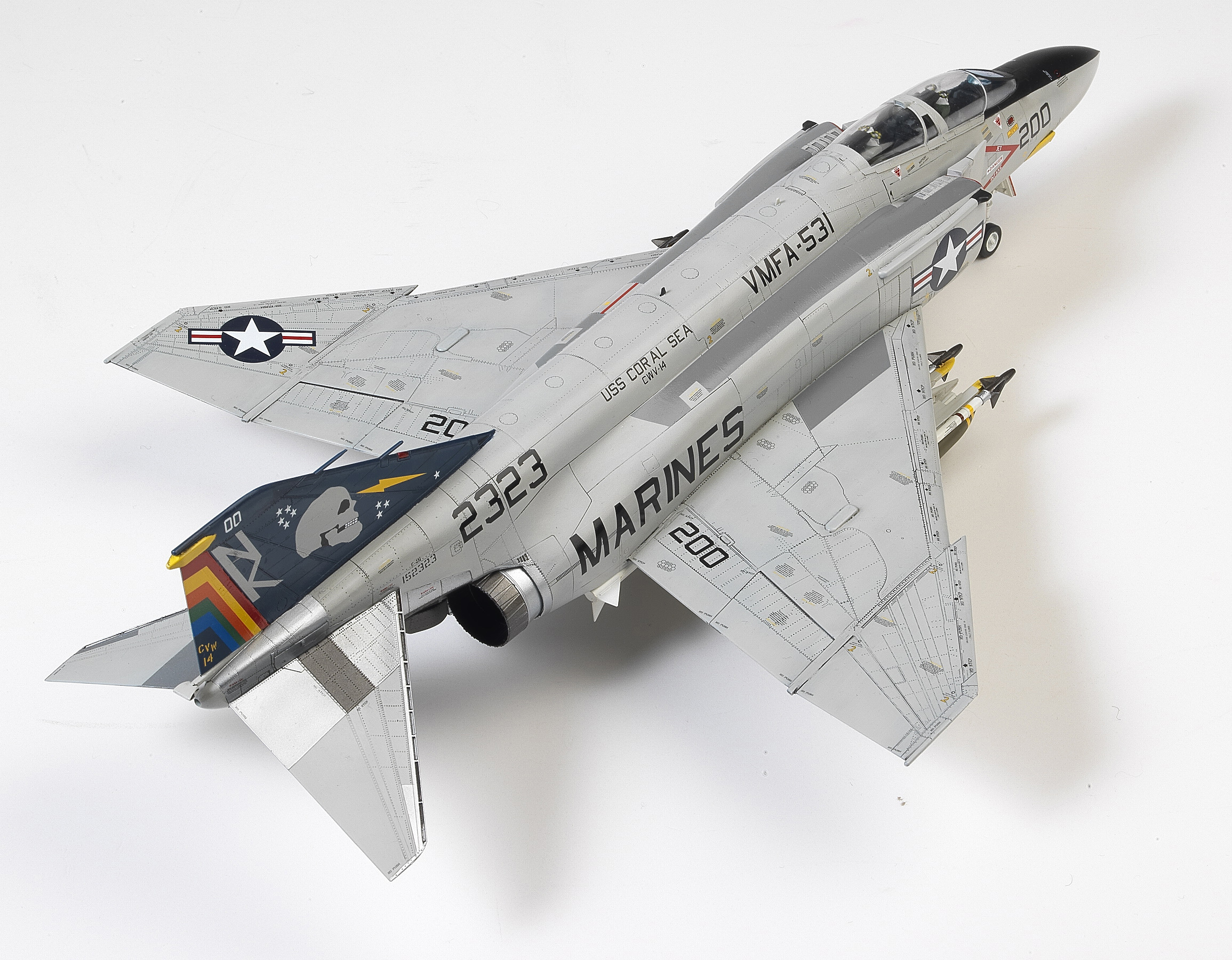 Academy Model Kit letadlo 12315 - USMC F-4B/N VMFA-531 "GRAY GHOSTS" (1:48)