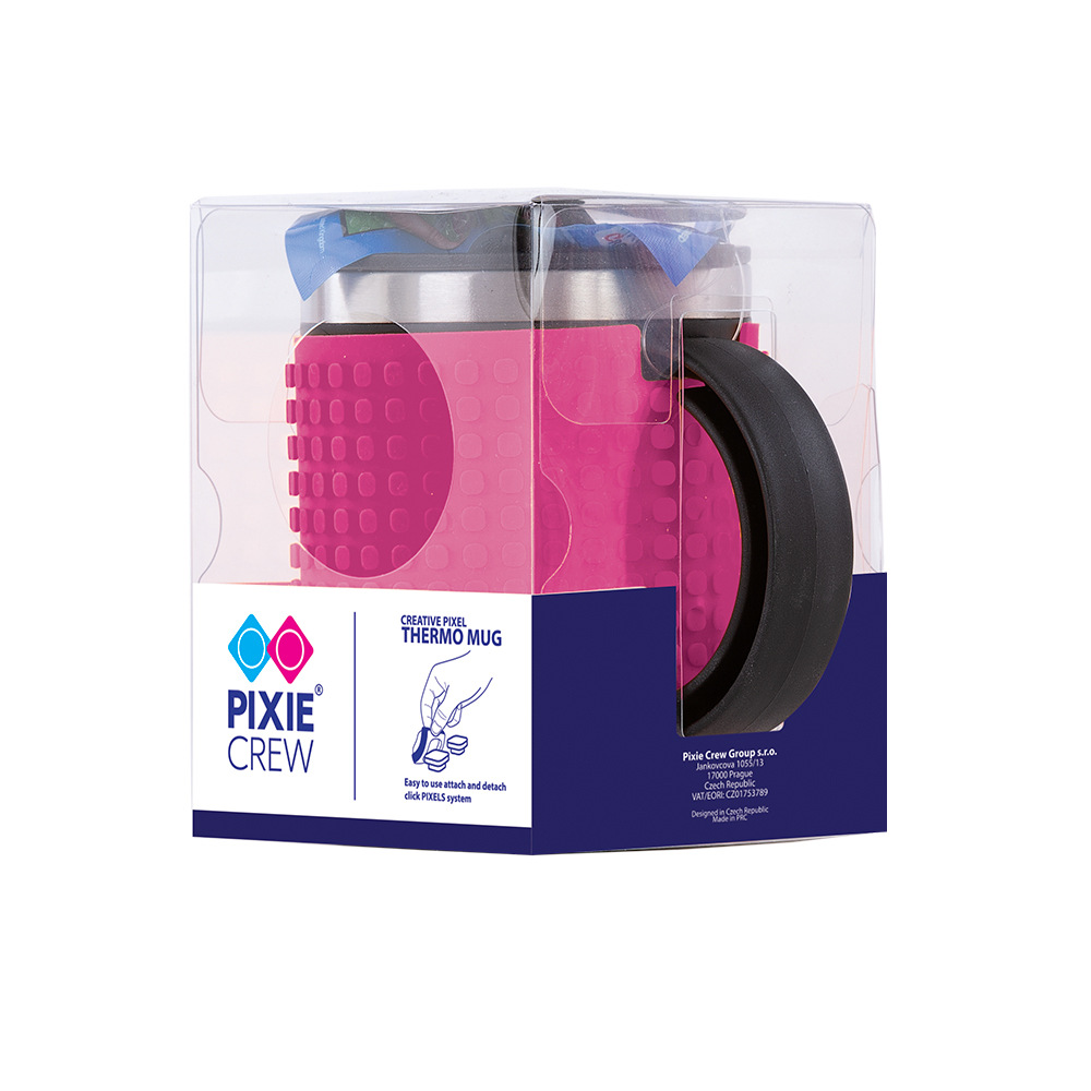 PIXIE CREW termohrnek FUCHSIOVÝ