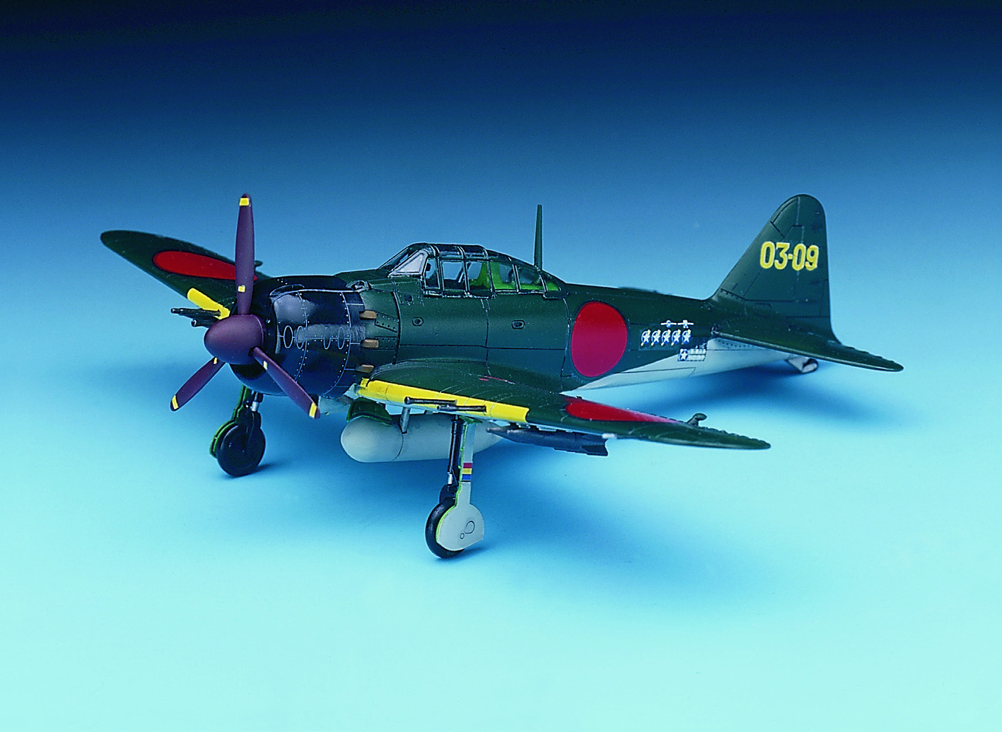 Academy Model Kit letadlo 12493 - ZERO FIGHTER TYPE 52C (1:72 ...