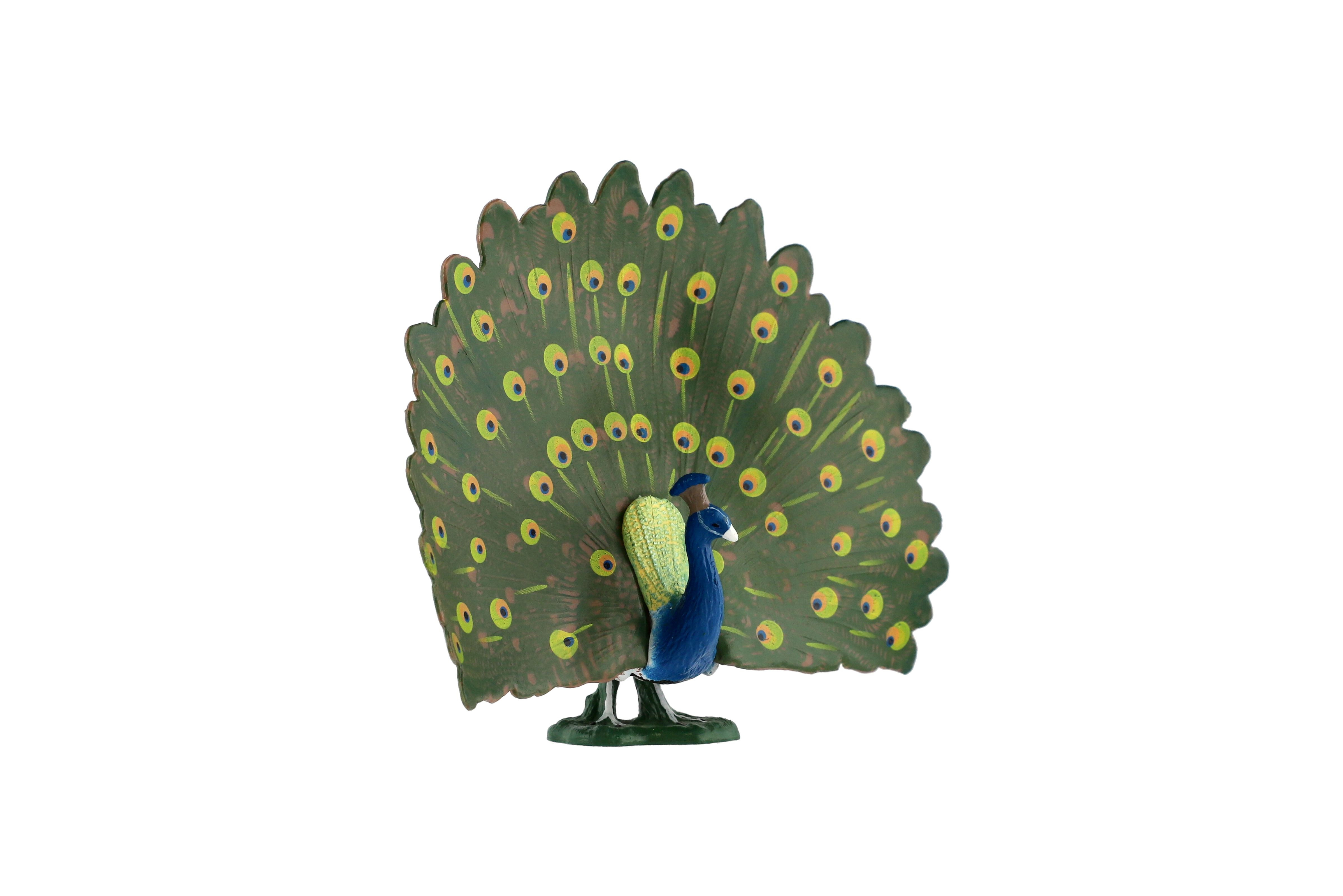 ZOOted Páv korunkatý zooted plast 12cm - toysshop.cz