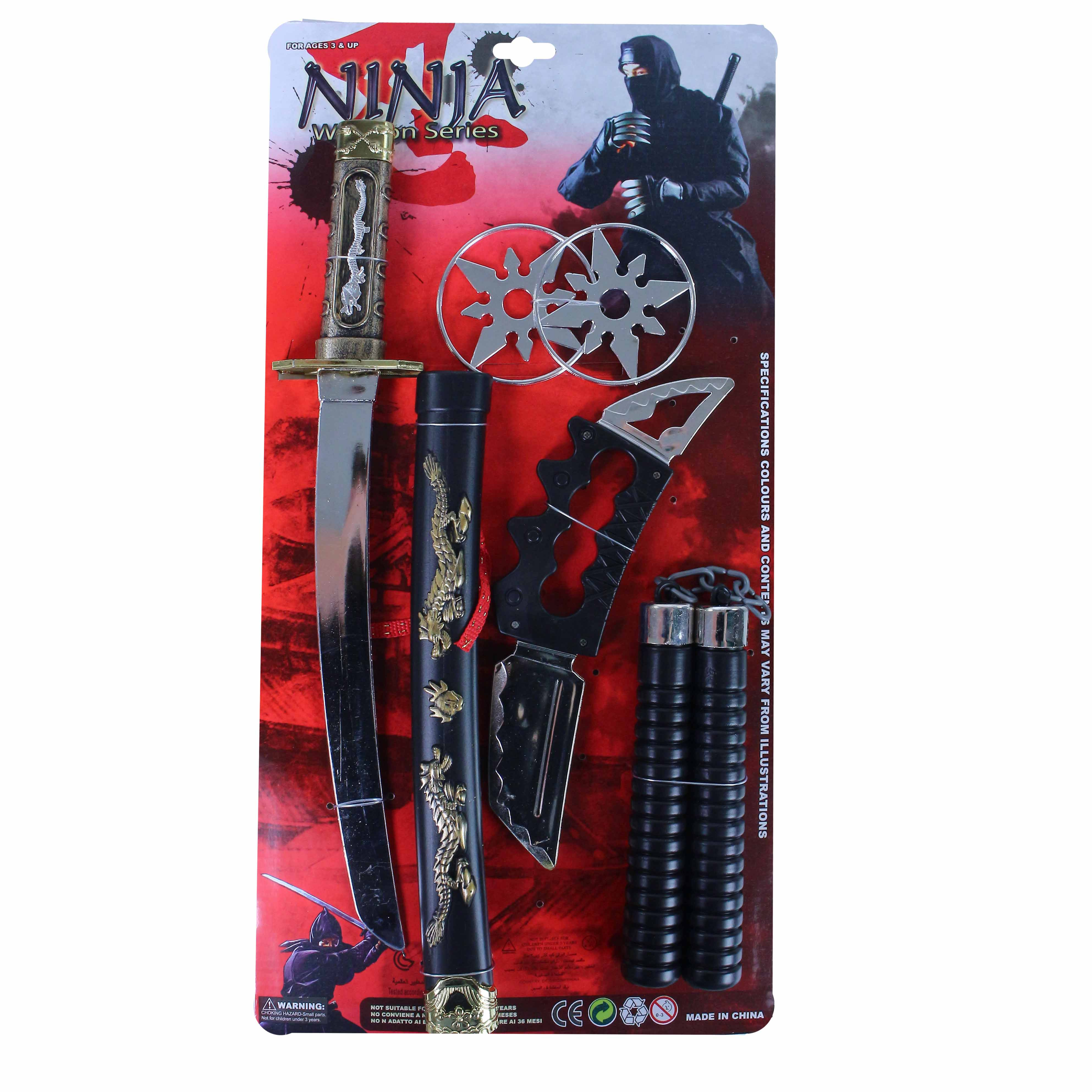 Rappa Ninja set - zbraně